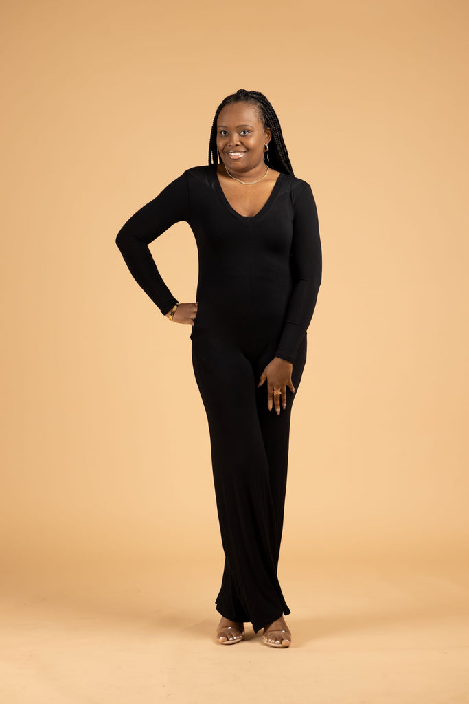 Black Elegance- Jumpsuit – Anjail's House of Fashion